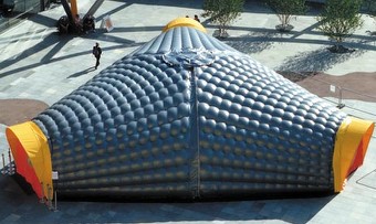 Inflatable buildings - from an office to a pavilion - Boing Boing