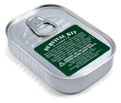 Survival kit in a sardine tin - Boing Boing