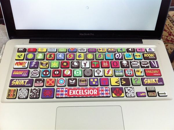 Comic book keyboard - Boing Boing