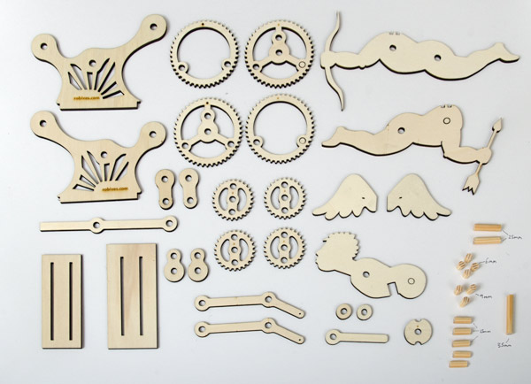 HOWTO make a laser-cut Cupid automata - Boing Boing