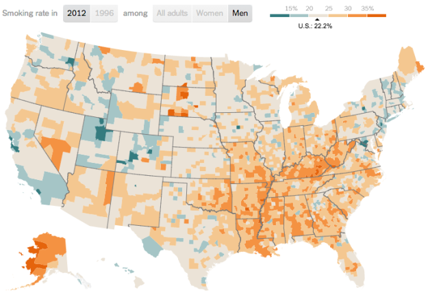 Smoking rates correlate with low income - Boing Boing