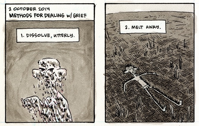 Methods for Dealing With Grief: webcomic by Dustin Harbin - Boing Boing