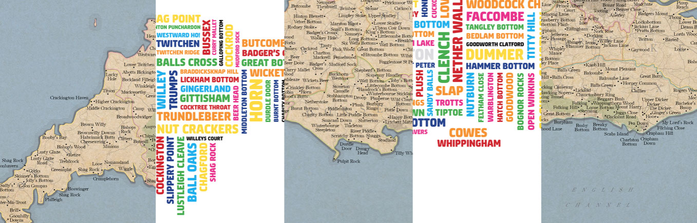 Map of bizarre British place names - Boing Boing
