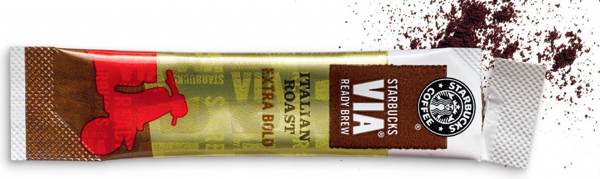 Starbucks Via instant coffee packs are great when you are in immediate ...