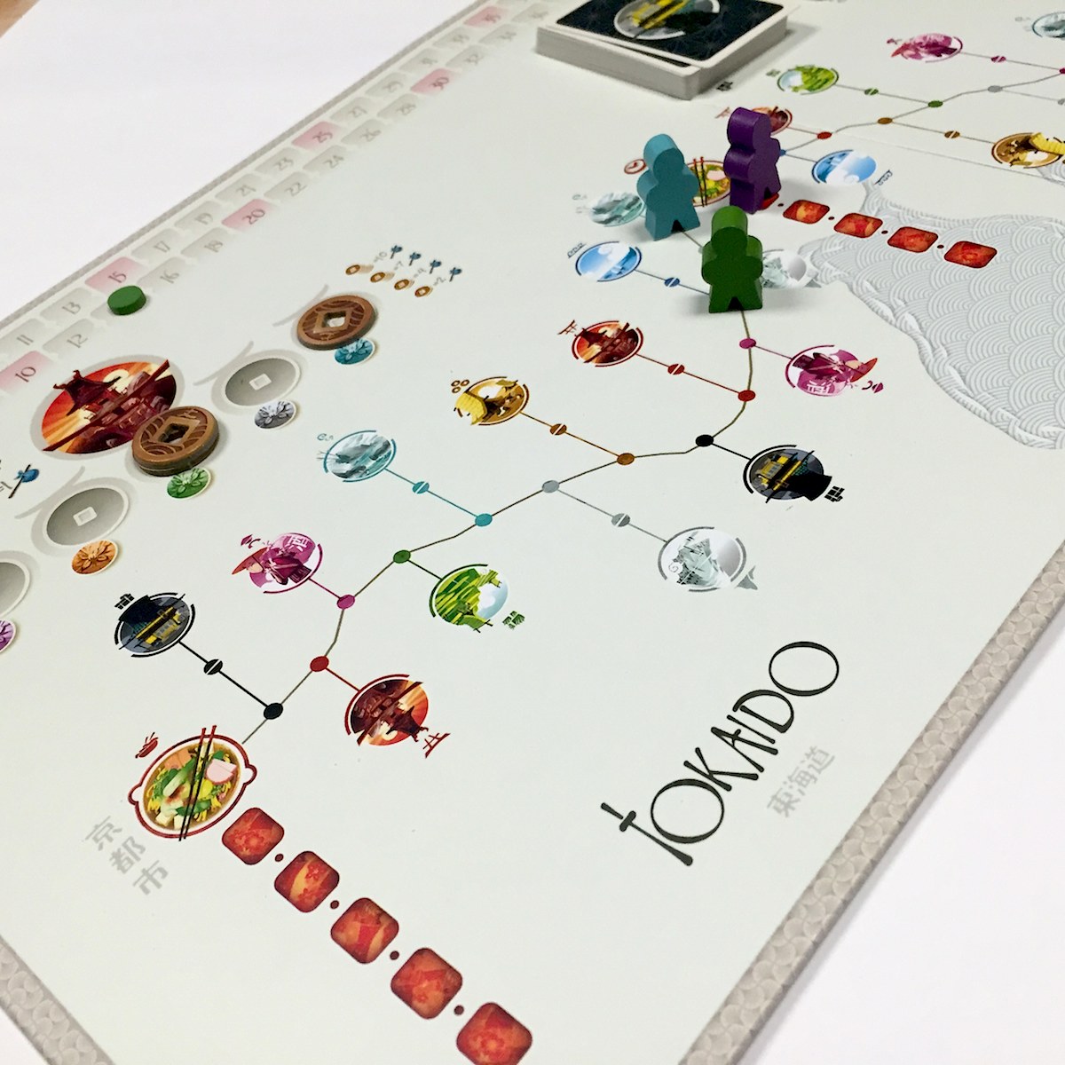 Tokaido - a game about traveling the eastern sea road from Kyoto to Edo ...