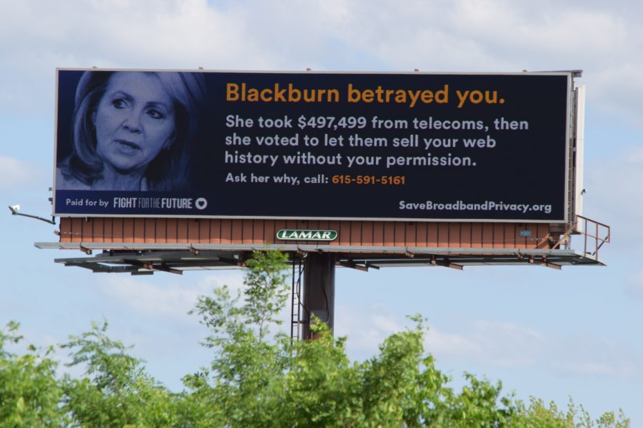 Billboards go up targeting lawmakers who voted to gut Internet privacy ...