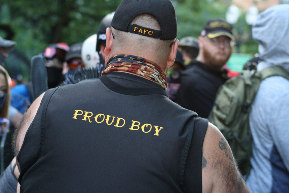 Watch: Proud Boy in disbelief when Trump rally won't let him in because ...