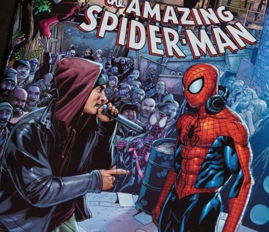 Spider-Man is set to take on Eminem in a new comic - Boing Boing
