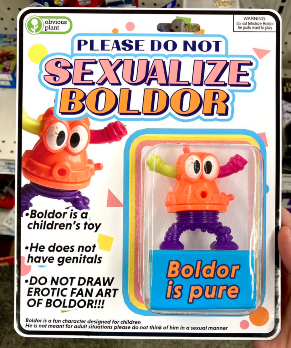 Obvious Plant presents new toy: "Please Do Not Sexualize Boldor ...