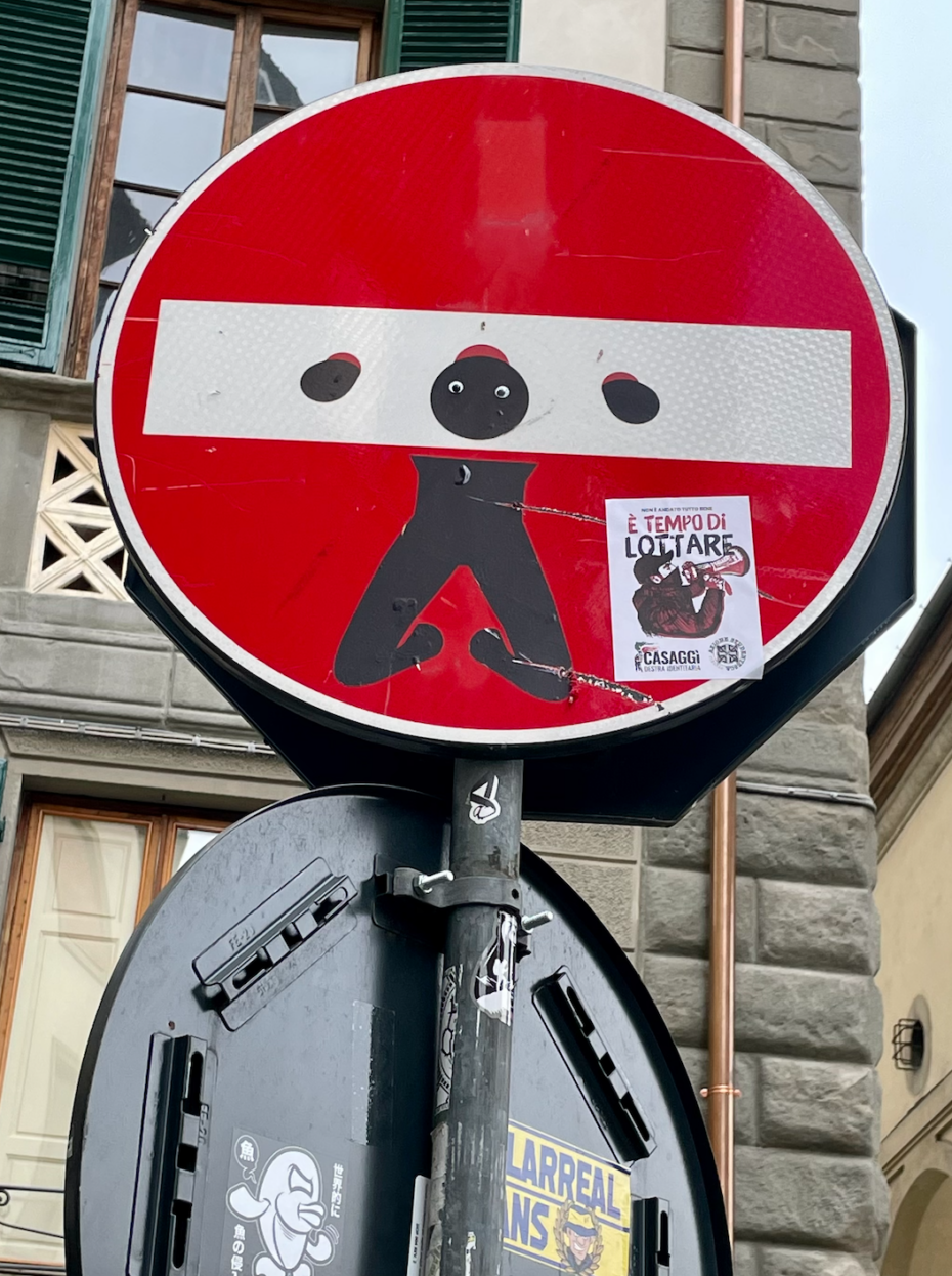 Artist re-imagines traffic signs with the help of creative stickers ...