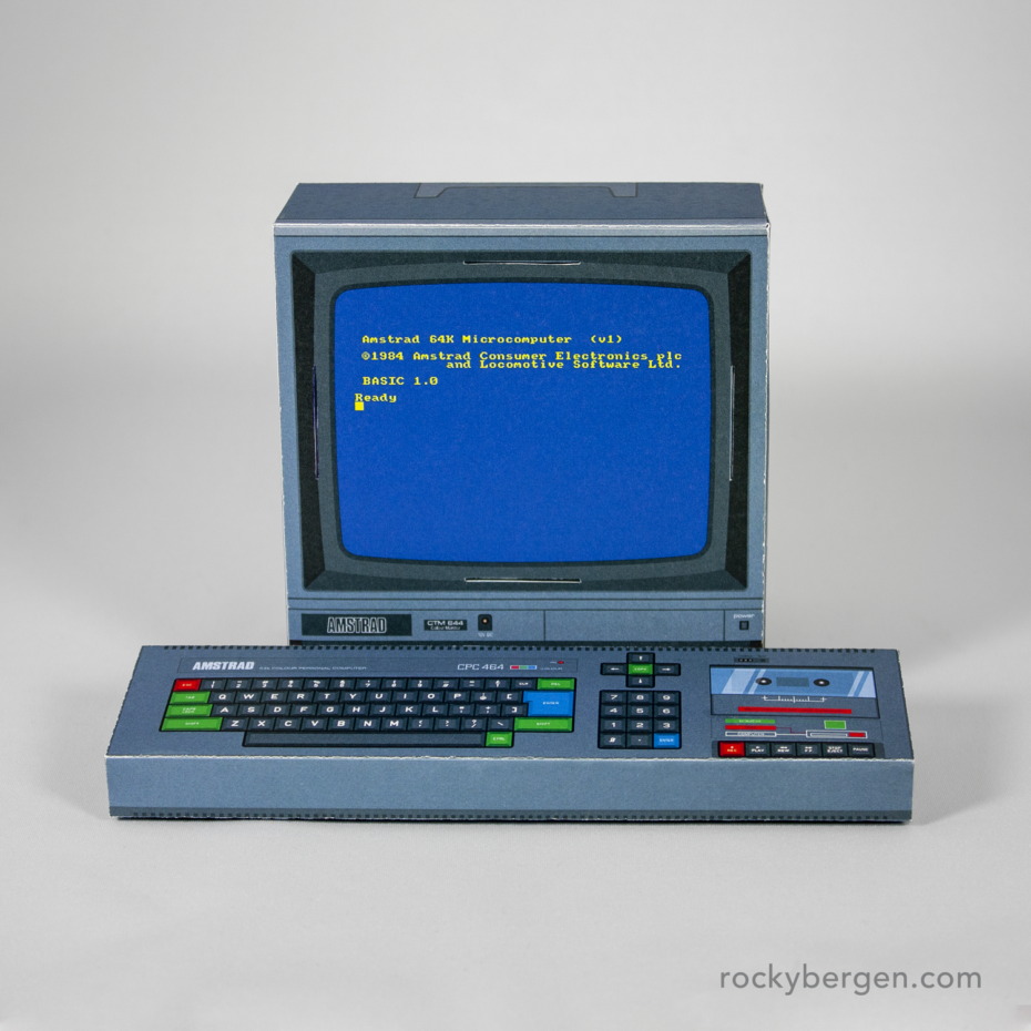 Papercraft Amstrad CPC - Boing Boing