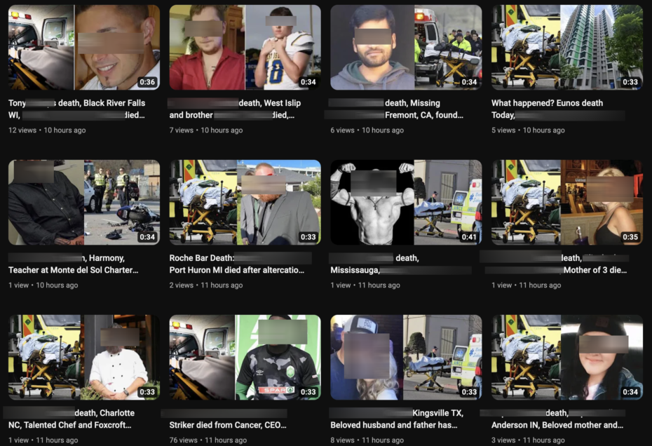 YouTube obituary readers making bank - Boing Boing