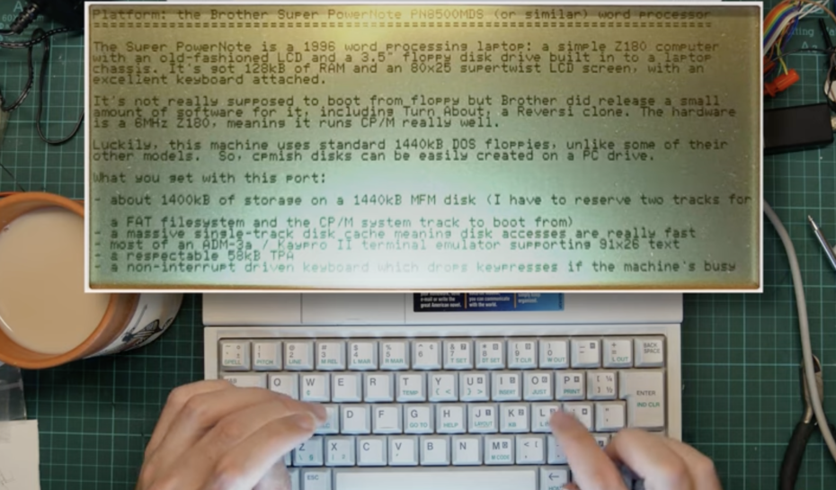 50-year-old operating system ported to 30-year-old digital typewriter ...