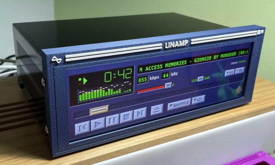 Winamp as a real-life touchscreen stereo system - Boing Boing