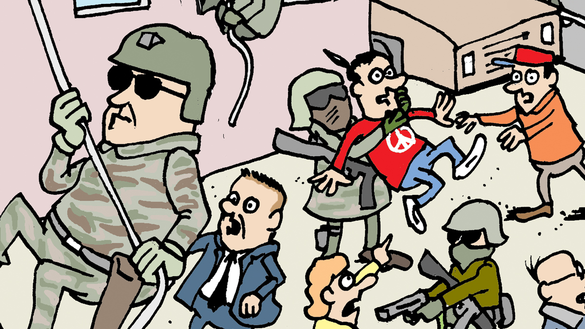 Tom the Dancing Bug: The President Trumps all over Chagrin Falls, USA ...