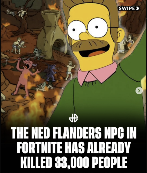 Epic confirms Fortnite Ned Flanders is a combat legend - Boing Boing