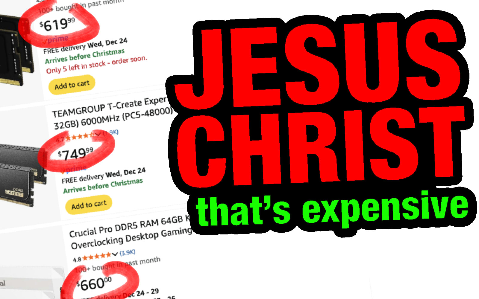 RAM prices go wild as AI companies buy every chip - Boing Boing